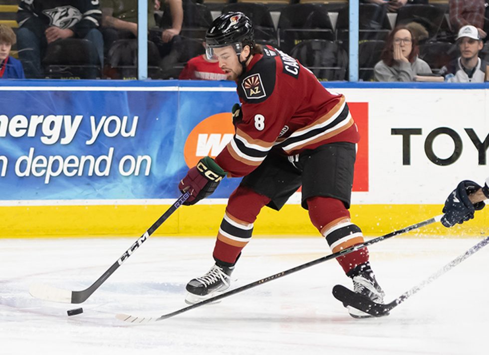 Michael Carcone Sets Single-Season Goal and Points Records with Tucson ...